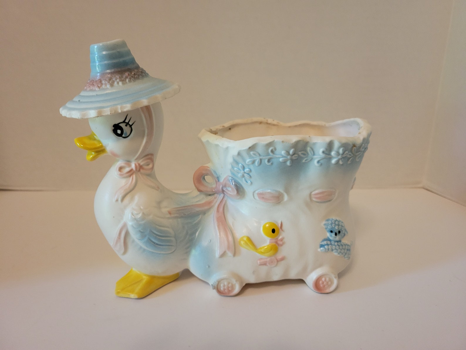 Napco Duck Planter, Napcoware Baby Planter, Napco Planter, Mother Goose ...