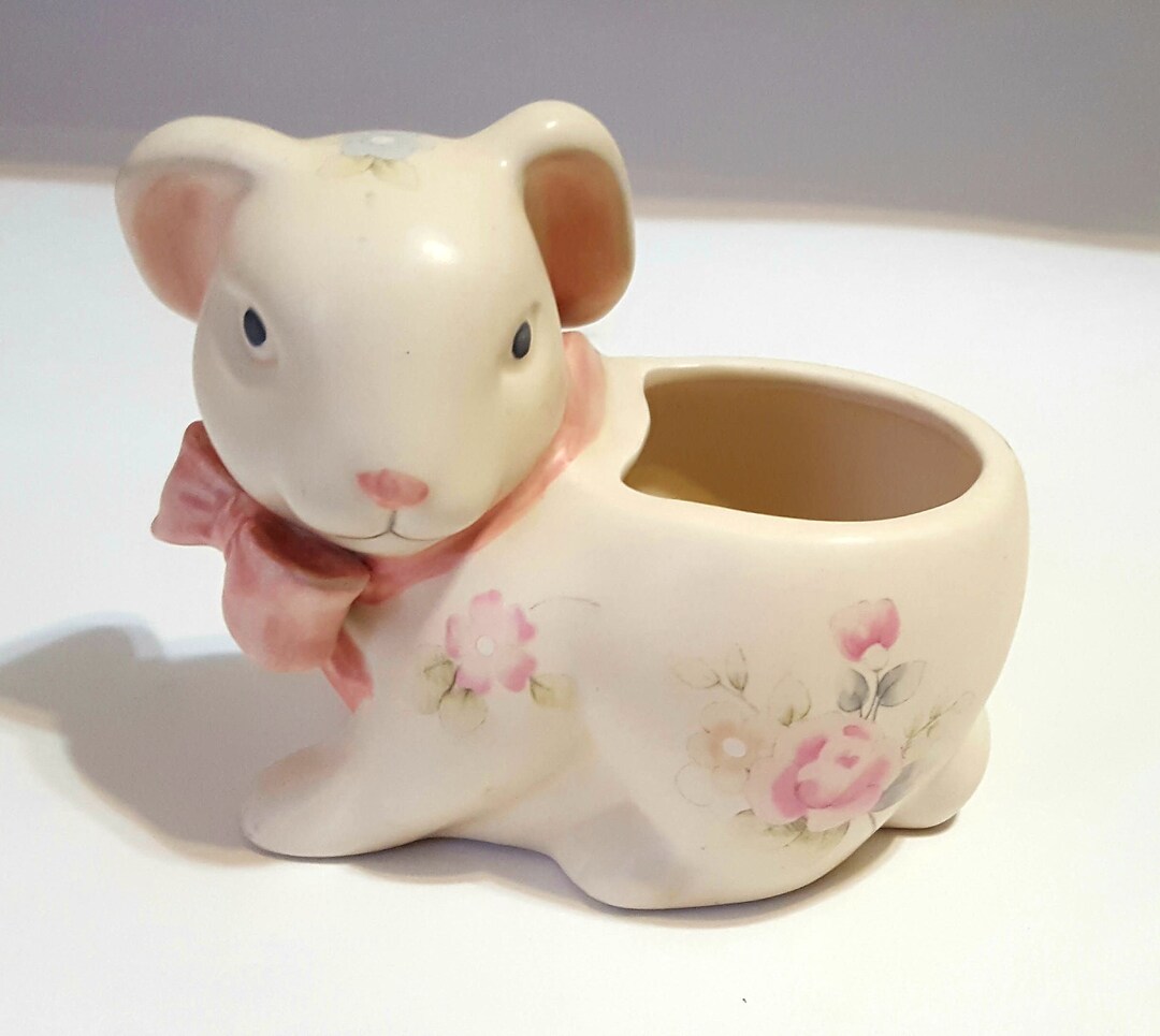 Vintage Bunny Planter, Planter, Easter, Pfaltzgraff Bunny, Pfaltzgraff ...
