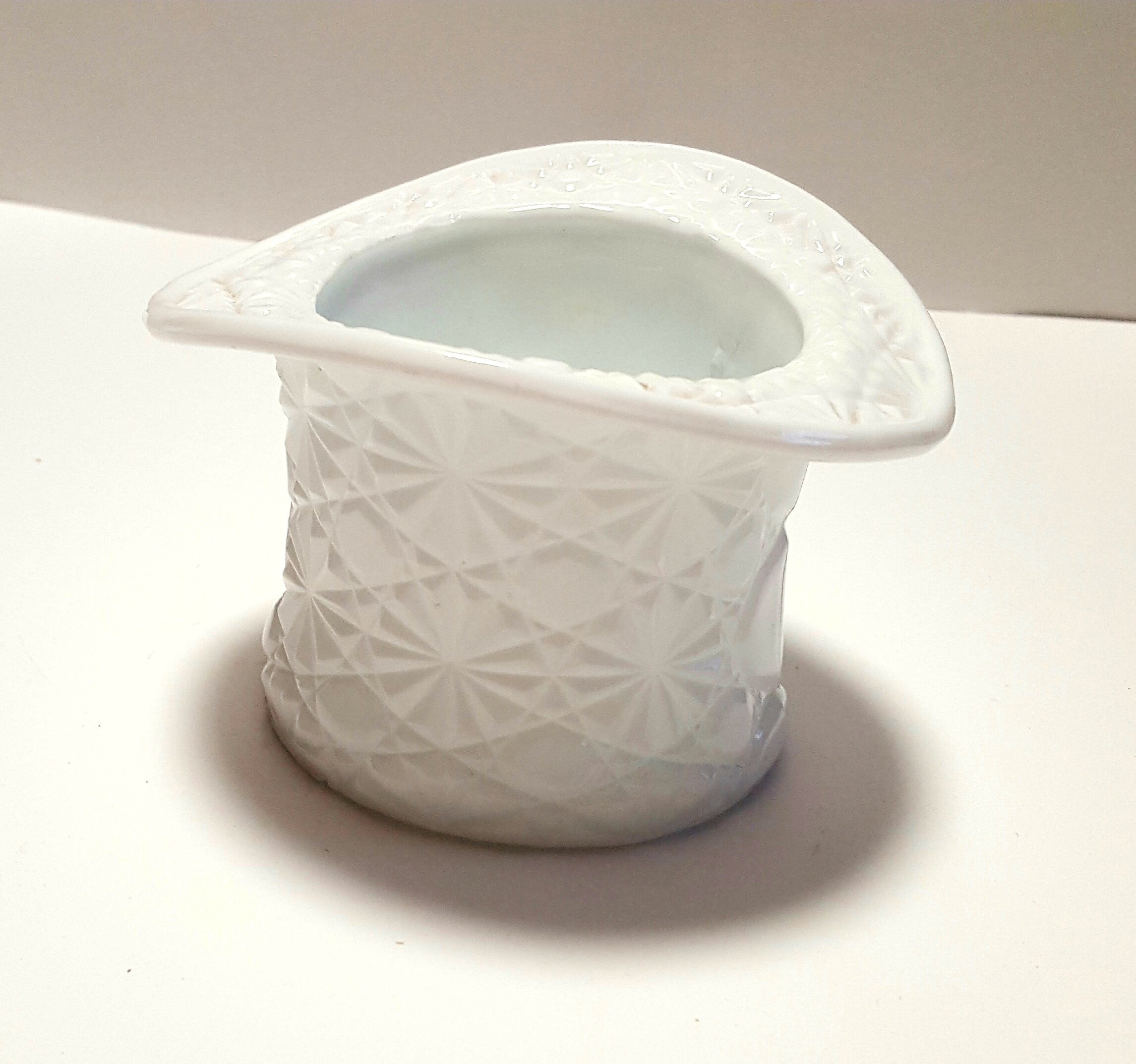 Milk Glass Top Hat Fenton Fenton Hat Vintage Milkglass - Etsy