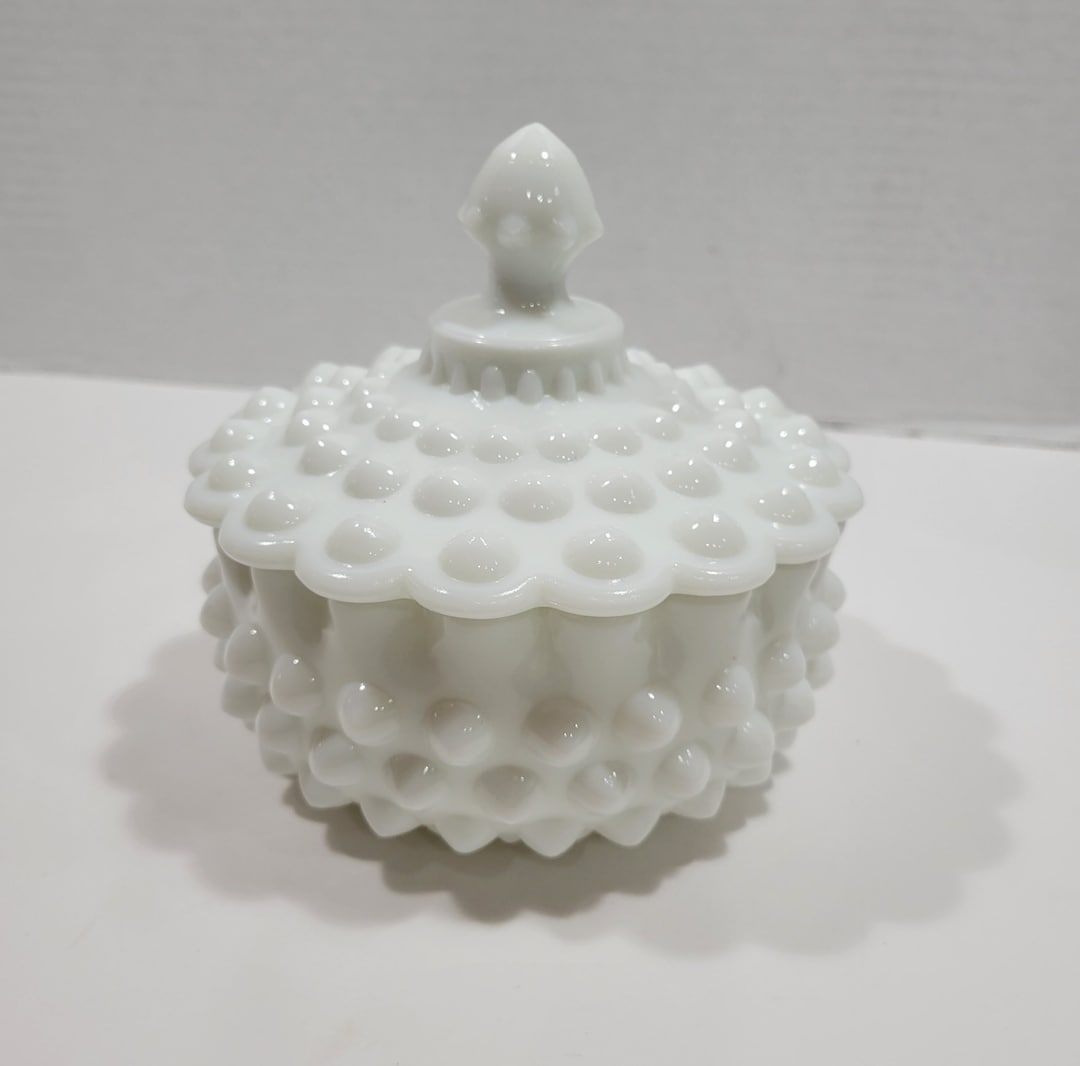 Vintage Fenton Hob Nail Milkglass, Milkglass, Vintage Fenton, Retro ...