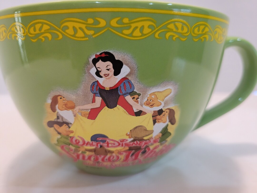 Disney Mug, Vintage Disney Coffee Cup, Snow White and the Seven Dwarves ...