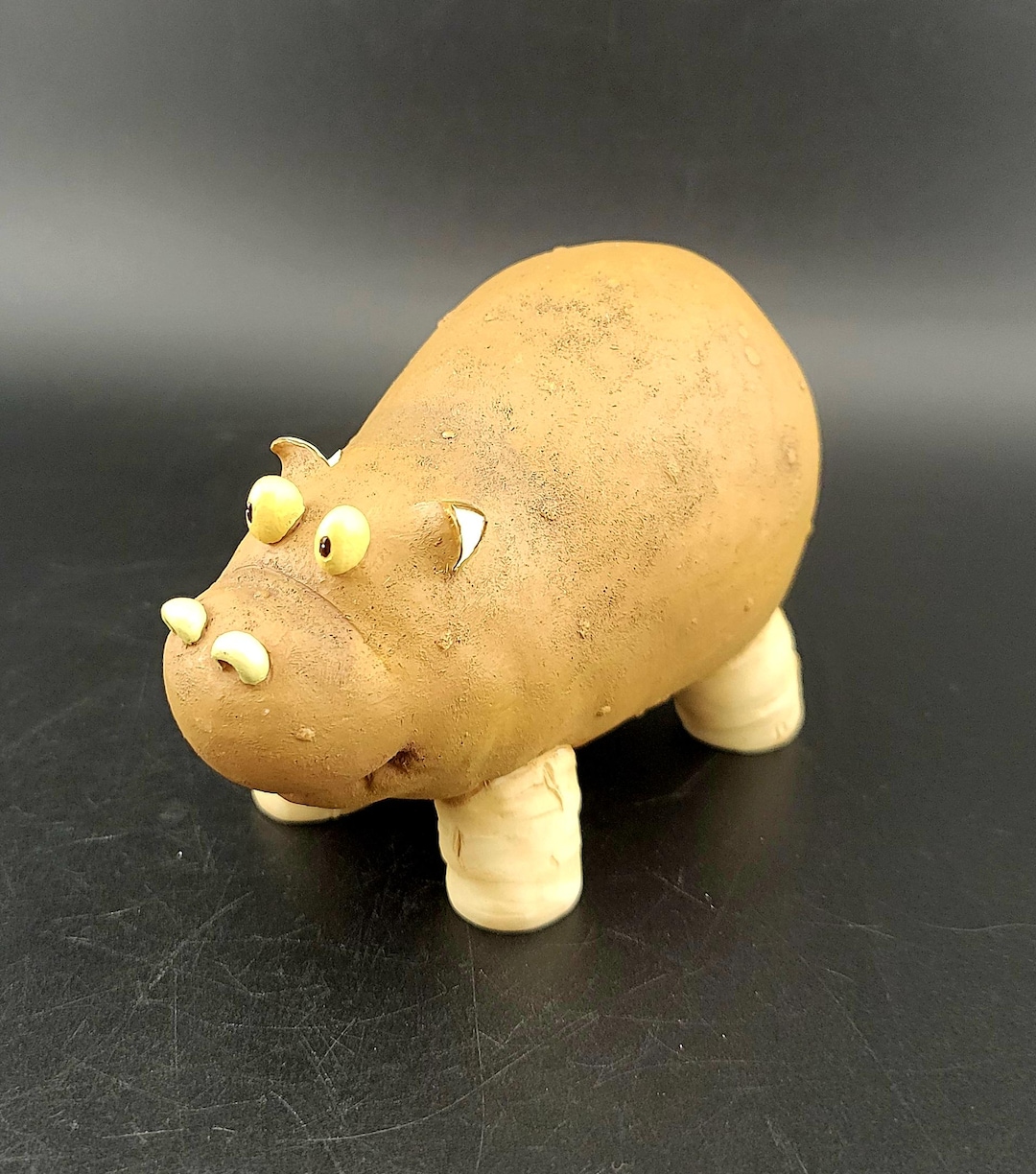 Home Grown Enesco Potato Hippo Figurine, Lucky House Hippo ...