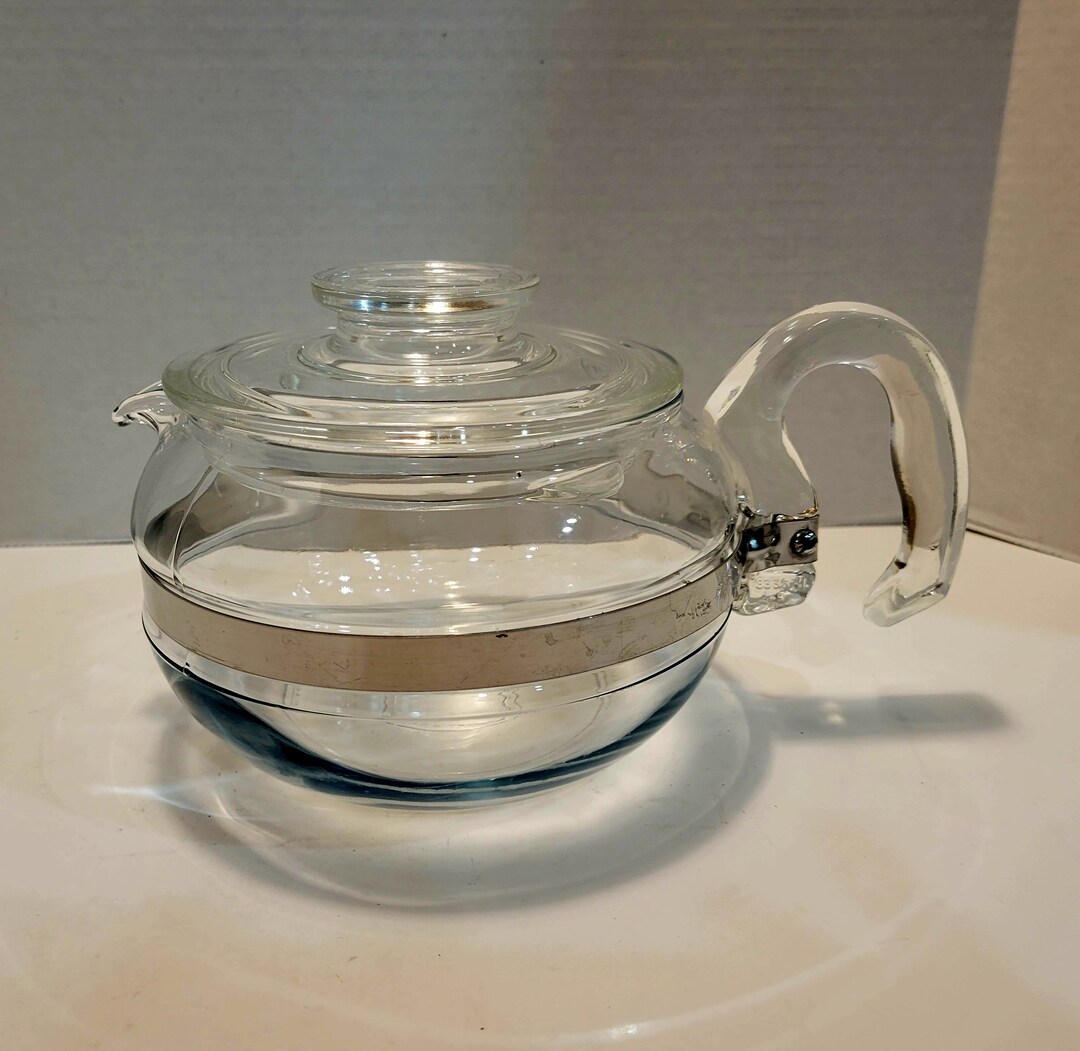 Vintage Pyrex Flameware Coffee Pot, Pyrex Coffee Pot, Vintage Pyrex ...