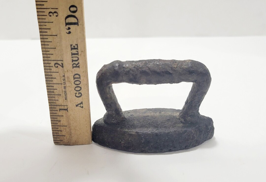 Miniature Sad Iron, Vintage Miniature Sad Iron, Little Sad Iron ...