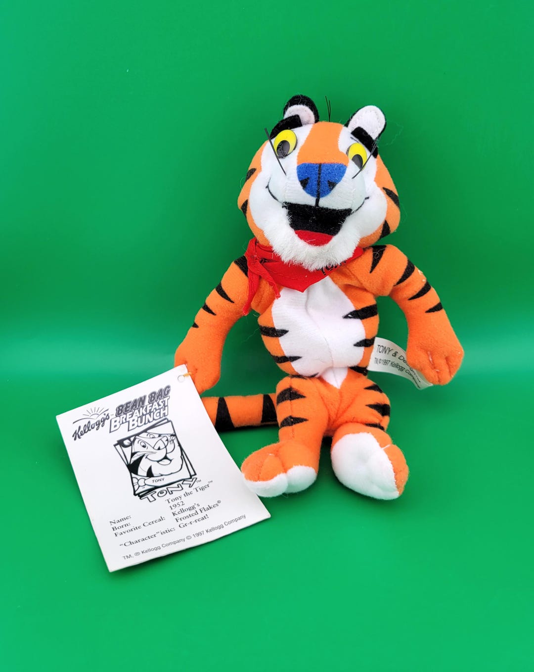 Vintage Tony the Tiger, Tony the Tiger Stuffed Animal, Tony the Tiger ...