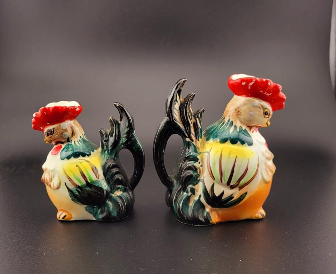 Vintage Rooster, Farmhouse Kitchen, Little Rooster Pitcher, Vintage ...