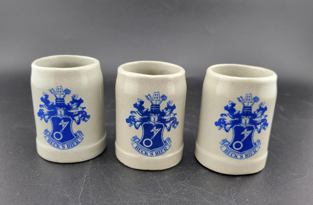 Vintage Beck's Bier Mini Beer Steins Lot of 3, Made in West Germany ...