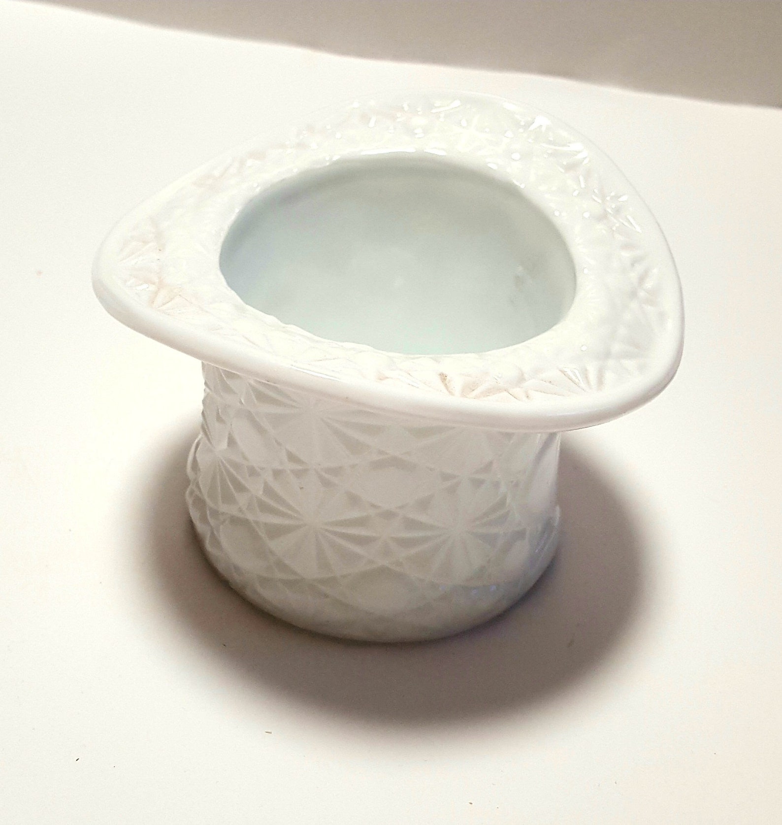 Milk Glass Top Hat Fenton Fenton Hat Vintage Milkglass - Etsy