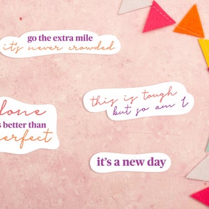 Motivational Quotes Sticker Pack Bullet Journal Kit Planner Supplies ...