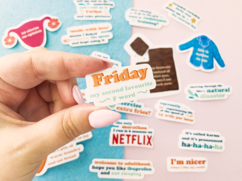 Quirky Quotes Stickers Bullet Journal Stickers Funny - Etsy