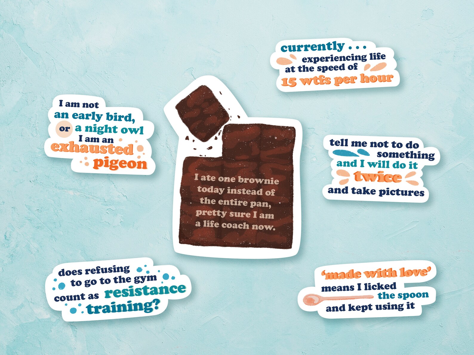 Quirky Quotes Stickers Bullet Journal Stickers Funny - Etsy