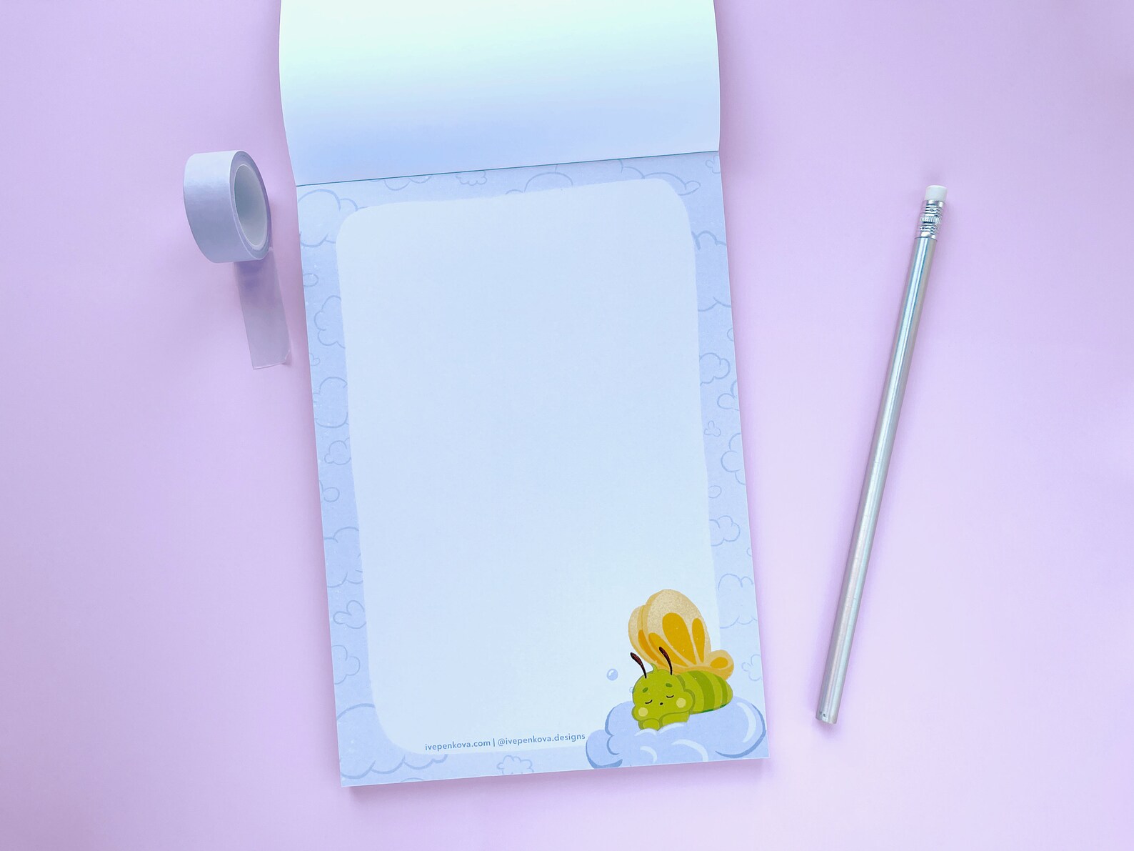 Sleeping Butterfly A5 Stationery Notepad Letter Paper Kawaii - Etsy