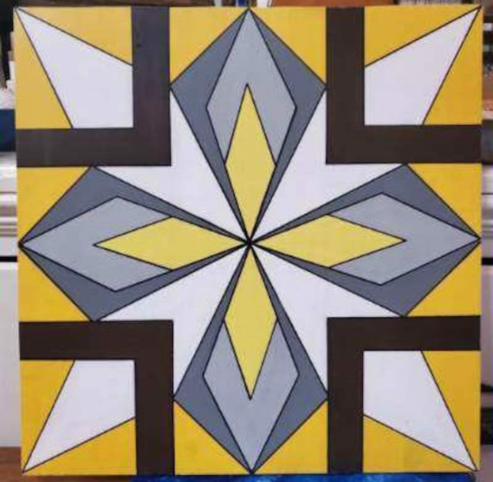 12x12 Inch Barn Quilt- Various Designs - Etsy