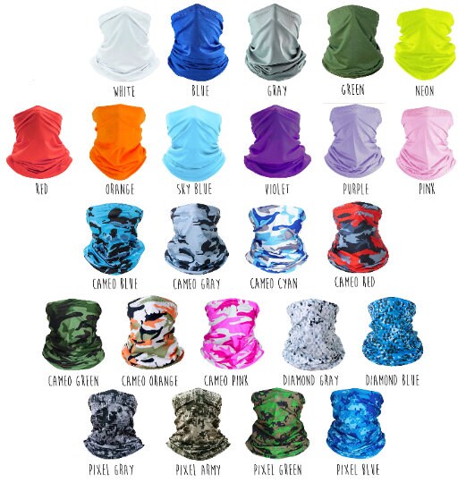 Balaclava Neck Gaiter, Face Shield With Pocket, Washable Scarf, for Men ...