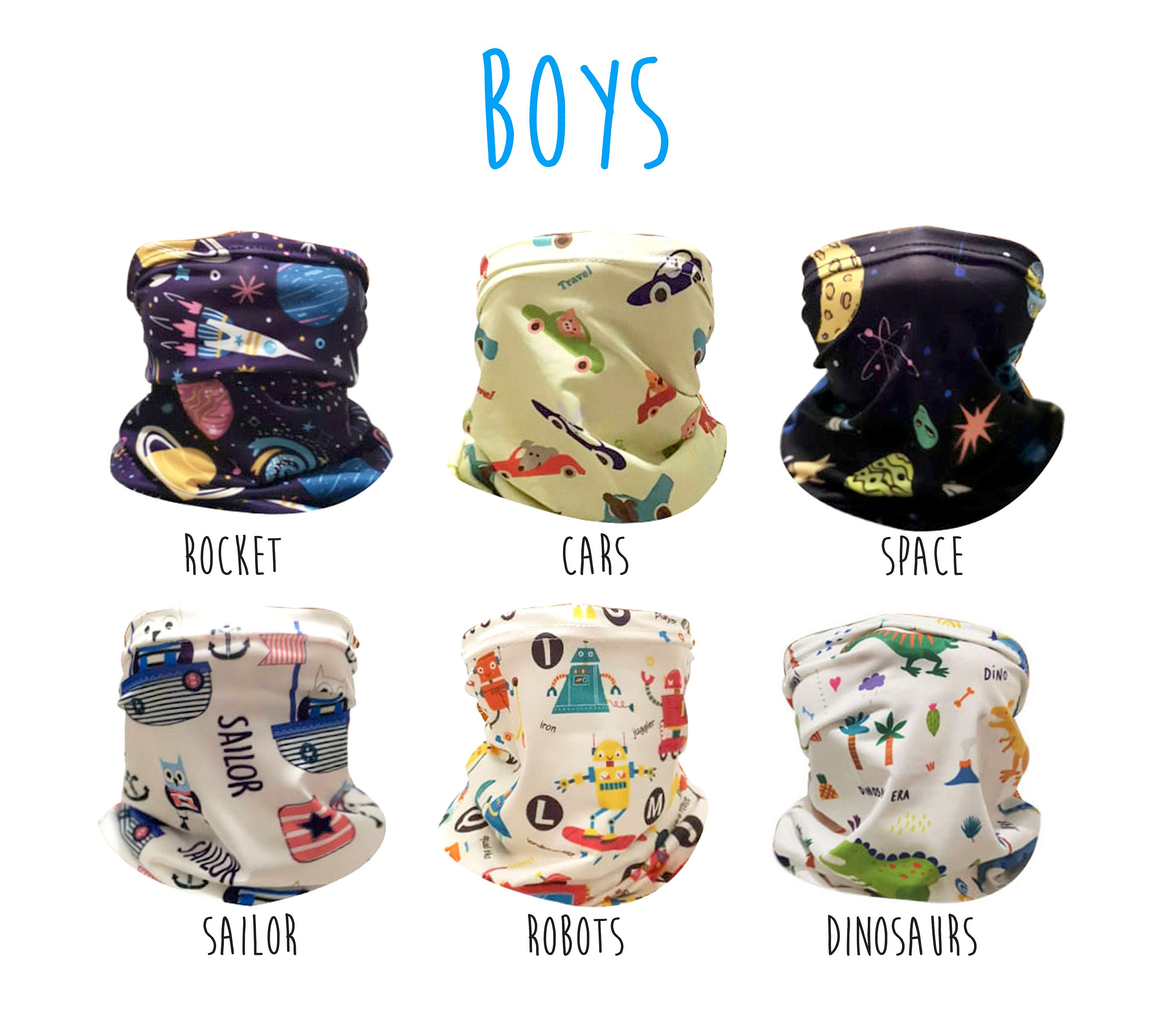 Child Face Cover | Kids Summer Cooling UV Neck Gaiter | Bandana Face ...