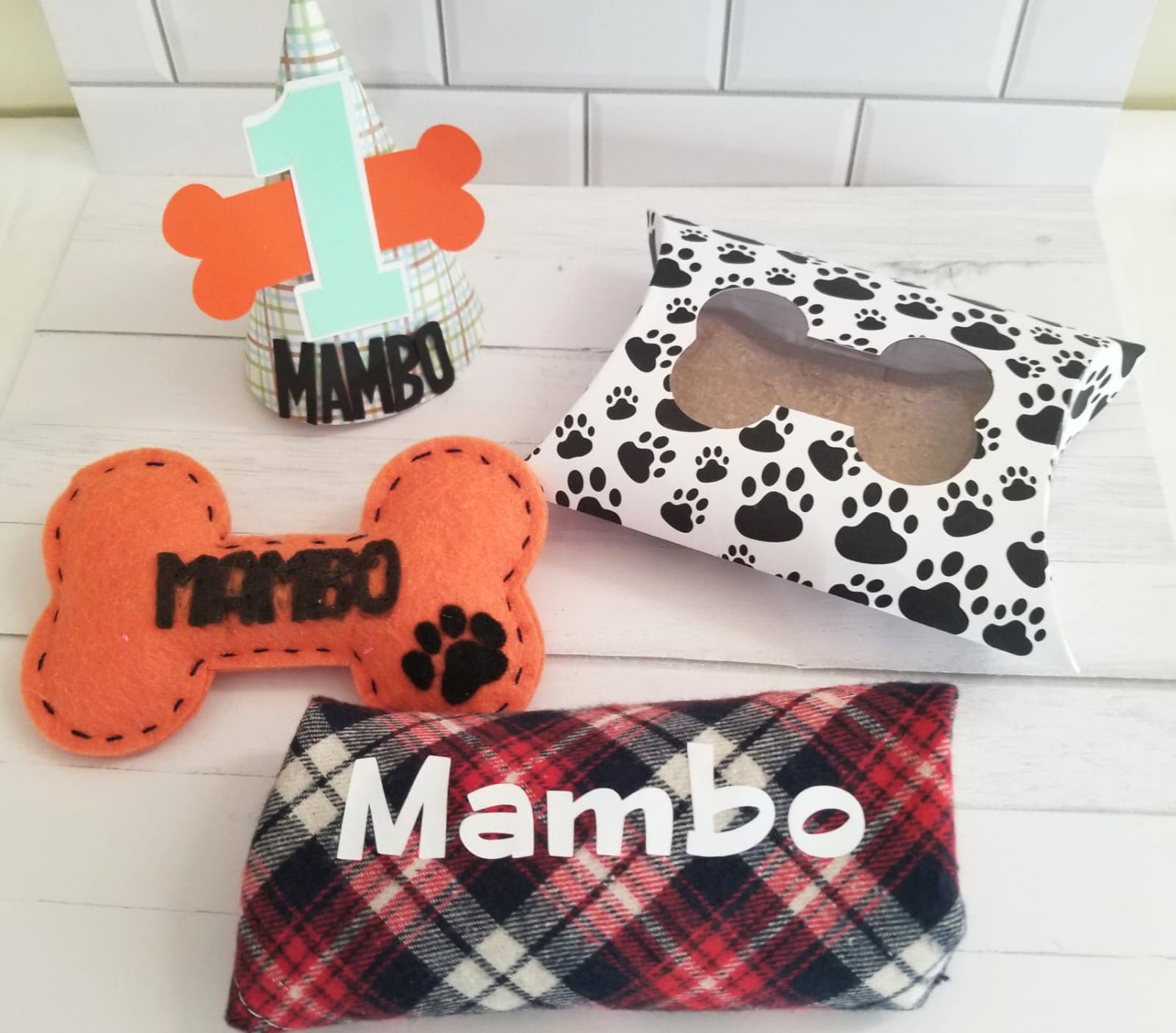 New Puppy Gift Box Personalized Custom Dog Birthday Basket - Etsy