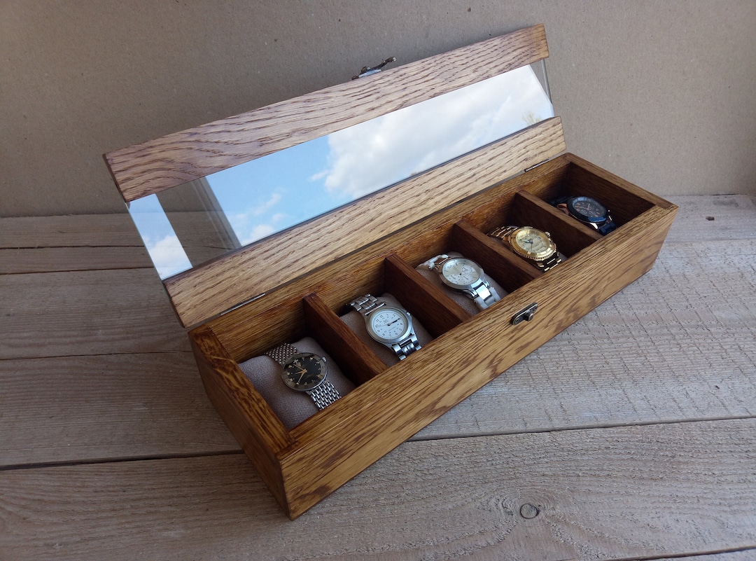 Watch Box, Watch Case, Wood Watch Box, Watch Box for Men, Personalized ...