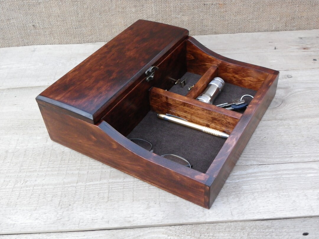 Watch Box, Wooden Organizer, Wood Dock, Watch Holden, Dresser Caddy ...