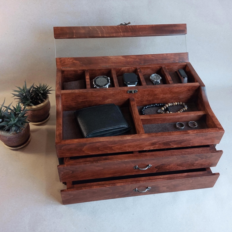 Valet Box With Trays - Etsy