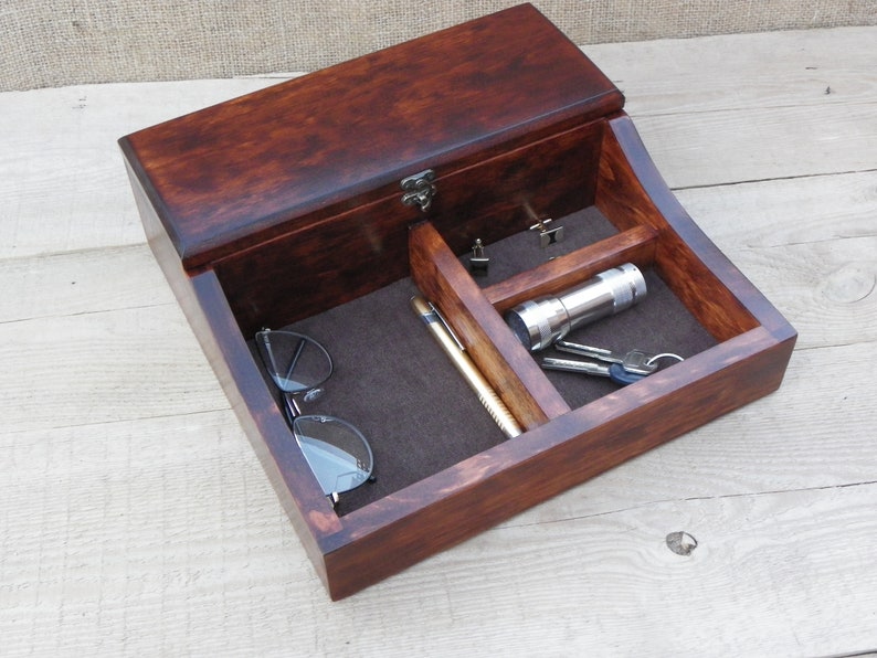 Watch Box Wooden Organizer Wood Dock Watch Holden Dresser - Etsy