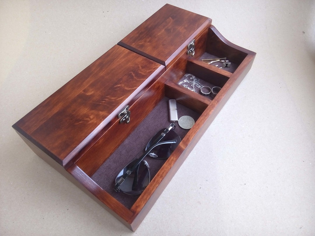 Watch Box, Wooden Organizer, Wood Dock, Watch Holden, Dresser Caddy ...