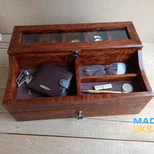 Men's Valet Watch Case Valet Box Watch Box for Men - Etsy