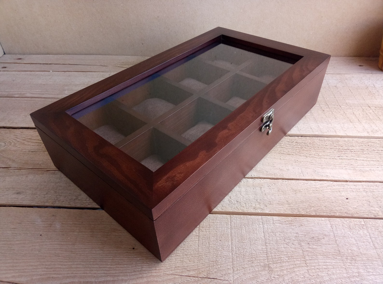 Watch Box 8 Compartment Watch Box Gifts for Men Watch | Etsy