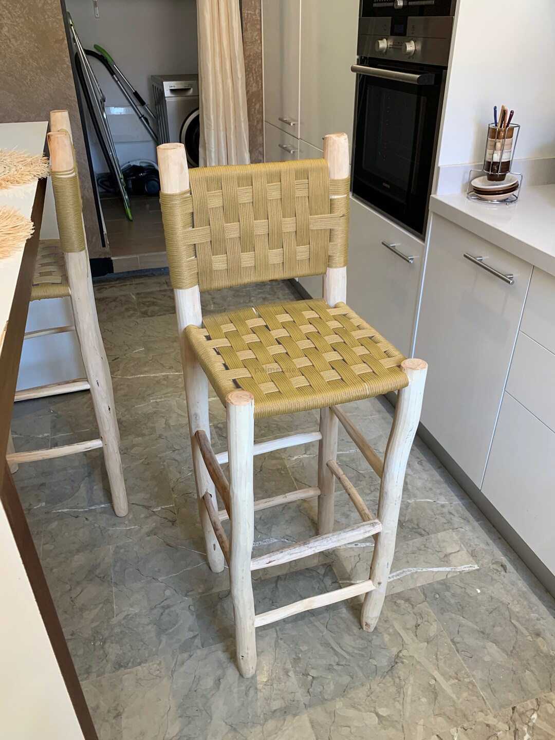 Beige Bar Stools Counter Stools Counter Height Bar Stools - Etsy