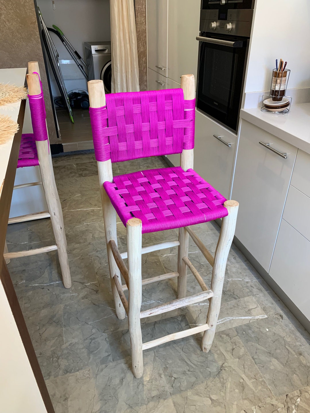 Pink Bar Stools Counter Stools Counter Height Bar Stools - Etsy