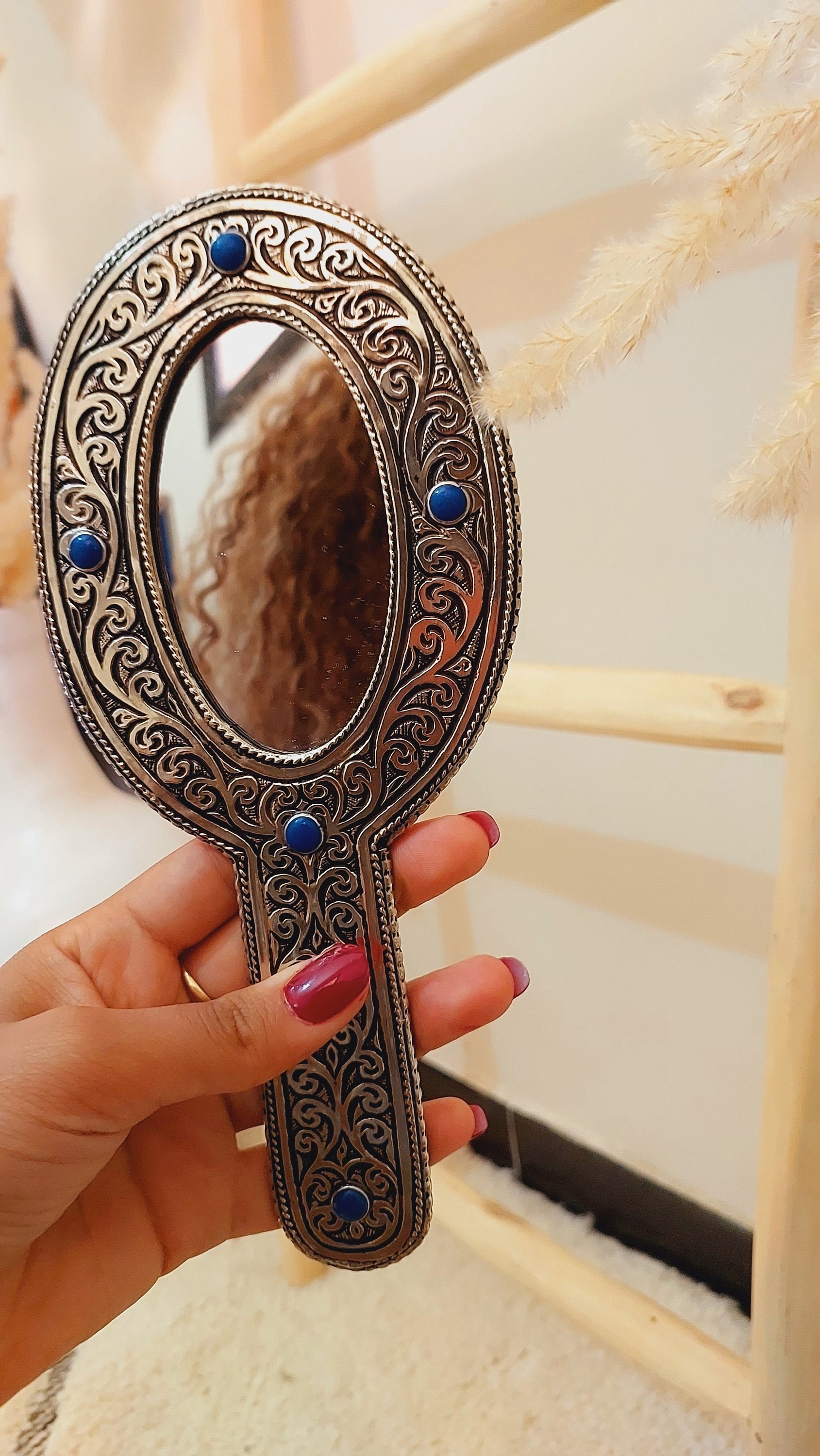 Antique Hand Held Mirrors
