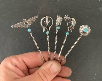 Turquoise Hat Pin - Etsy