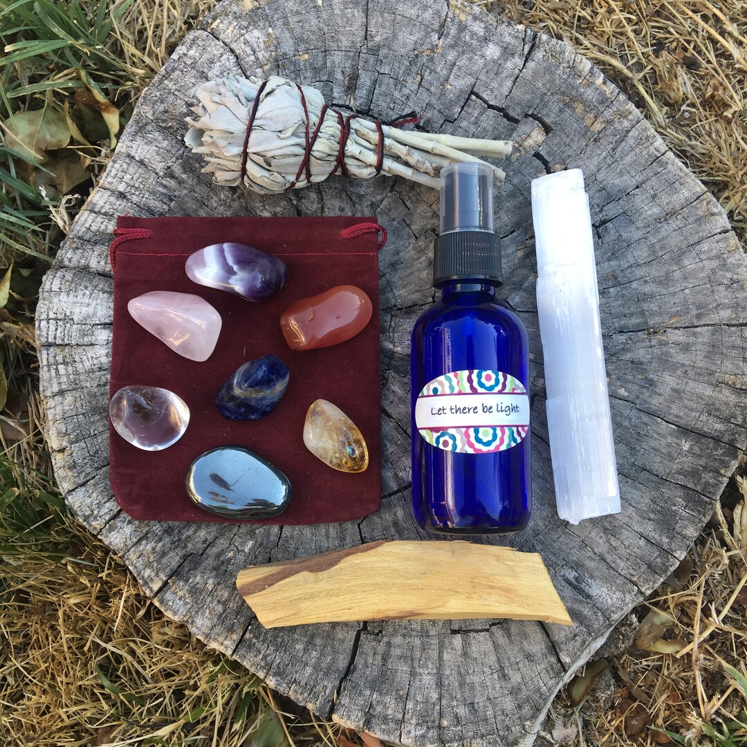 Energy Clearing, Smudge, Crystal Clearing Kit - Etsy