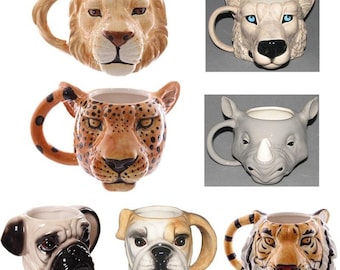 Animal mug | Etsy