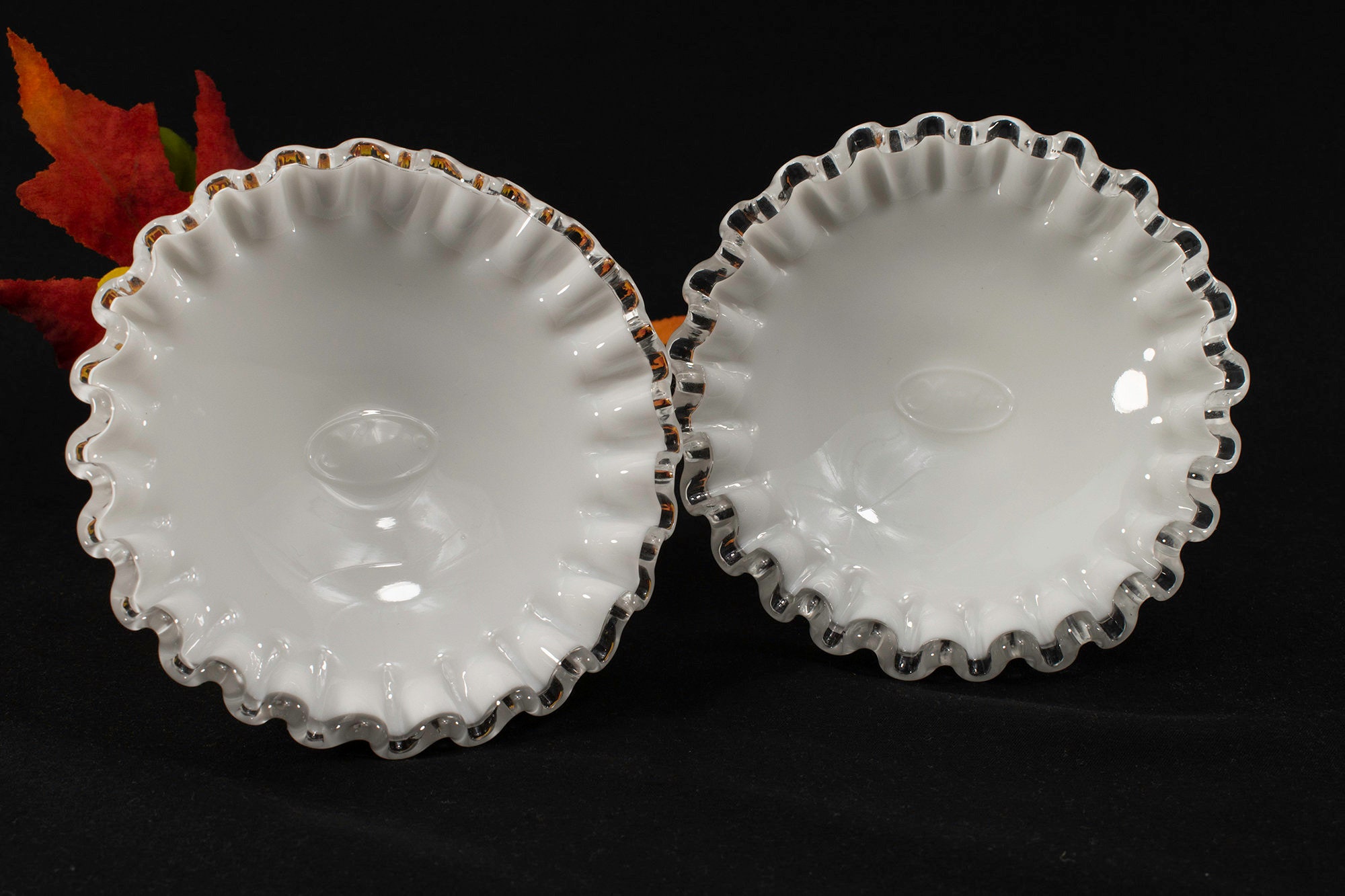 Vintage Fenton Silvercrest Candlesticks Beautiful Milk Glass - Etsy