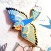 Hard Enamel Pin, Bluebird of Happiness, Something Blue, Unique Gift for ...