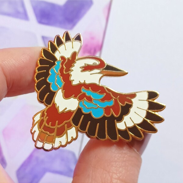 Bird Enamel Pin - Etsy