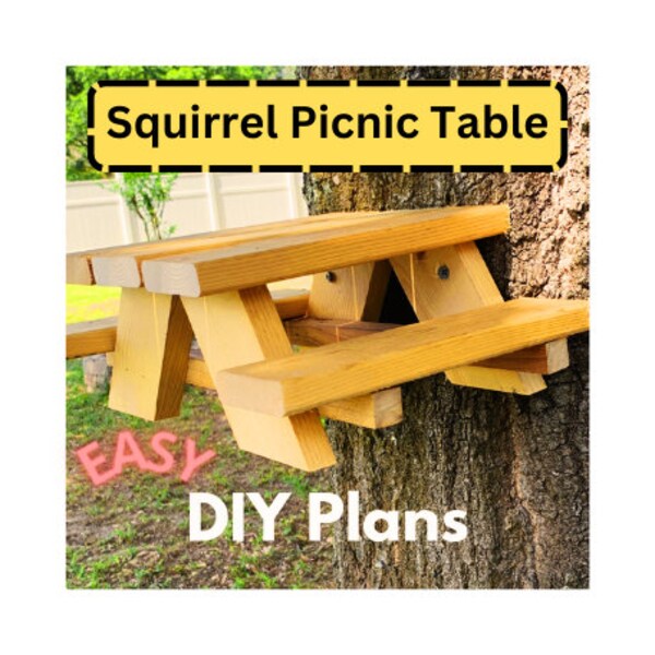 Squirrel Bench - Etsy
