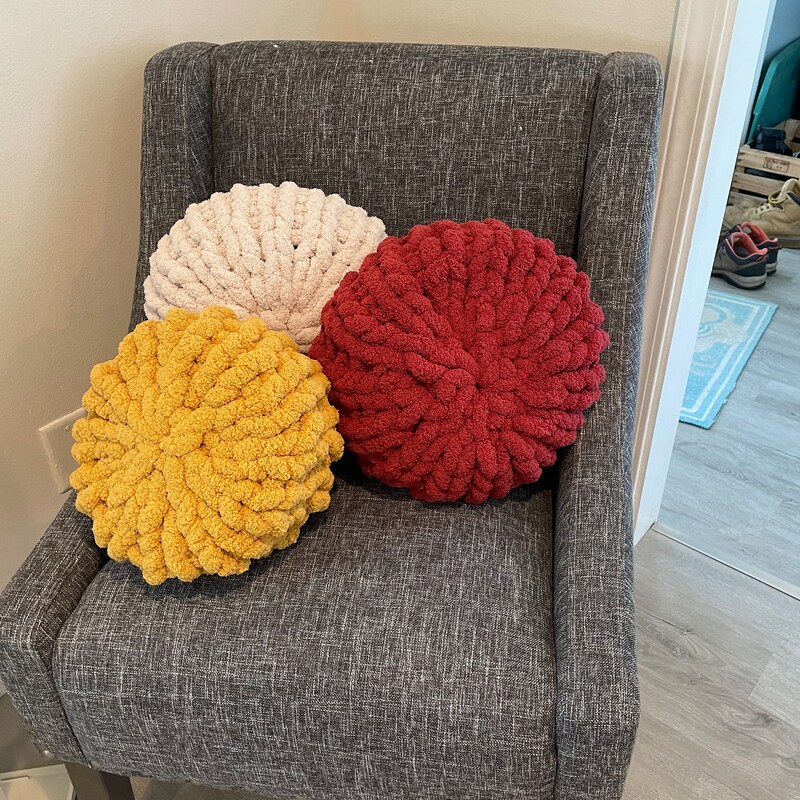 Knitted Cushion - Etsy