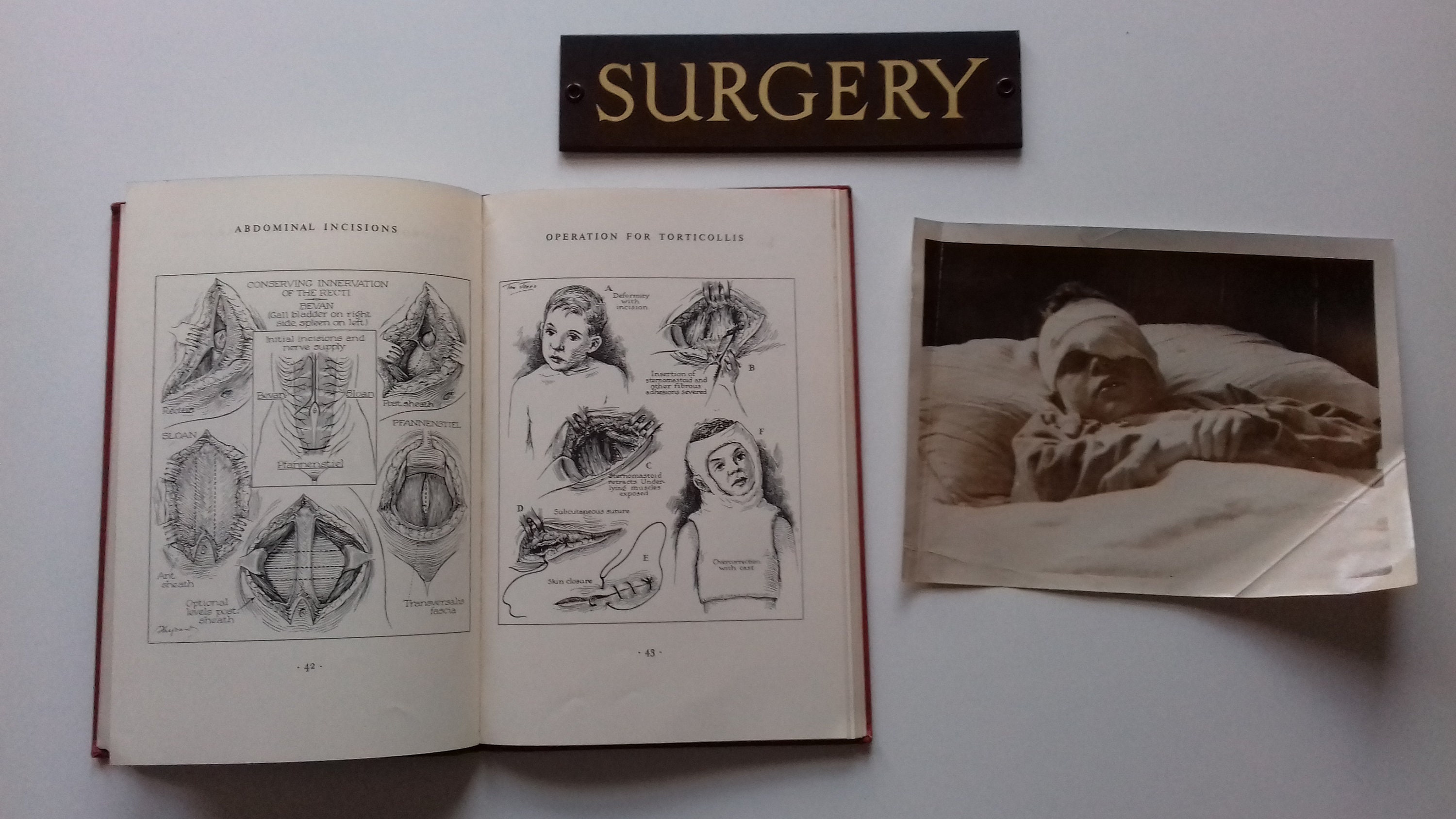 Operative Procedure Book and Skin Graft Photo - Etsy