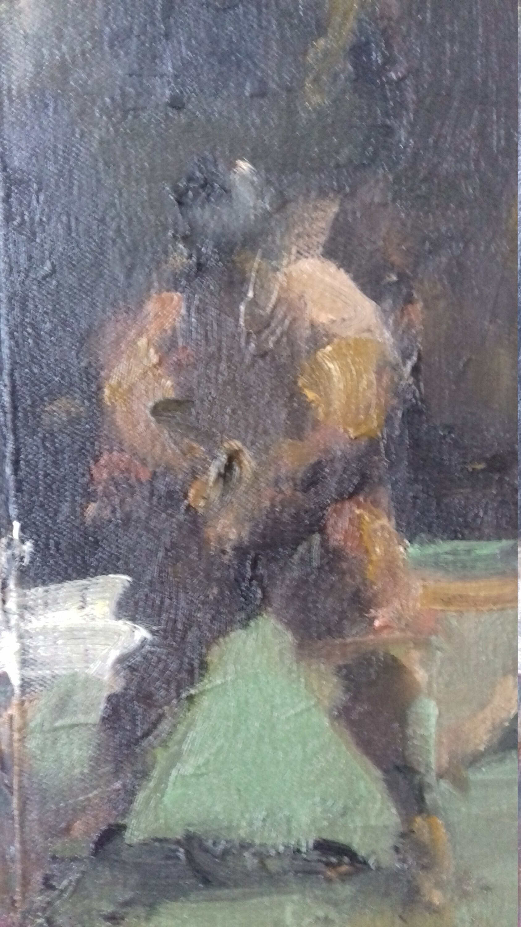 Sumo Wrestlers Painting Oil on Canvas Board Tokyo Japan - Etsy