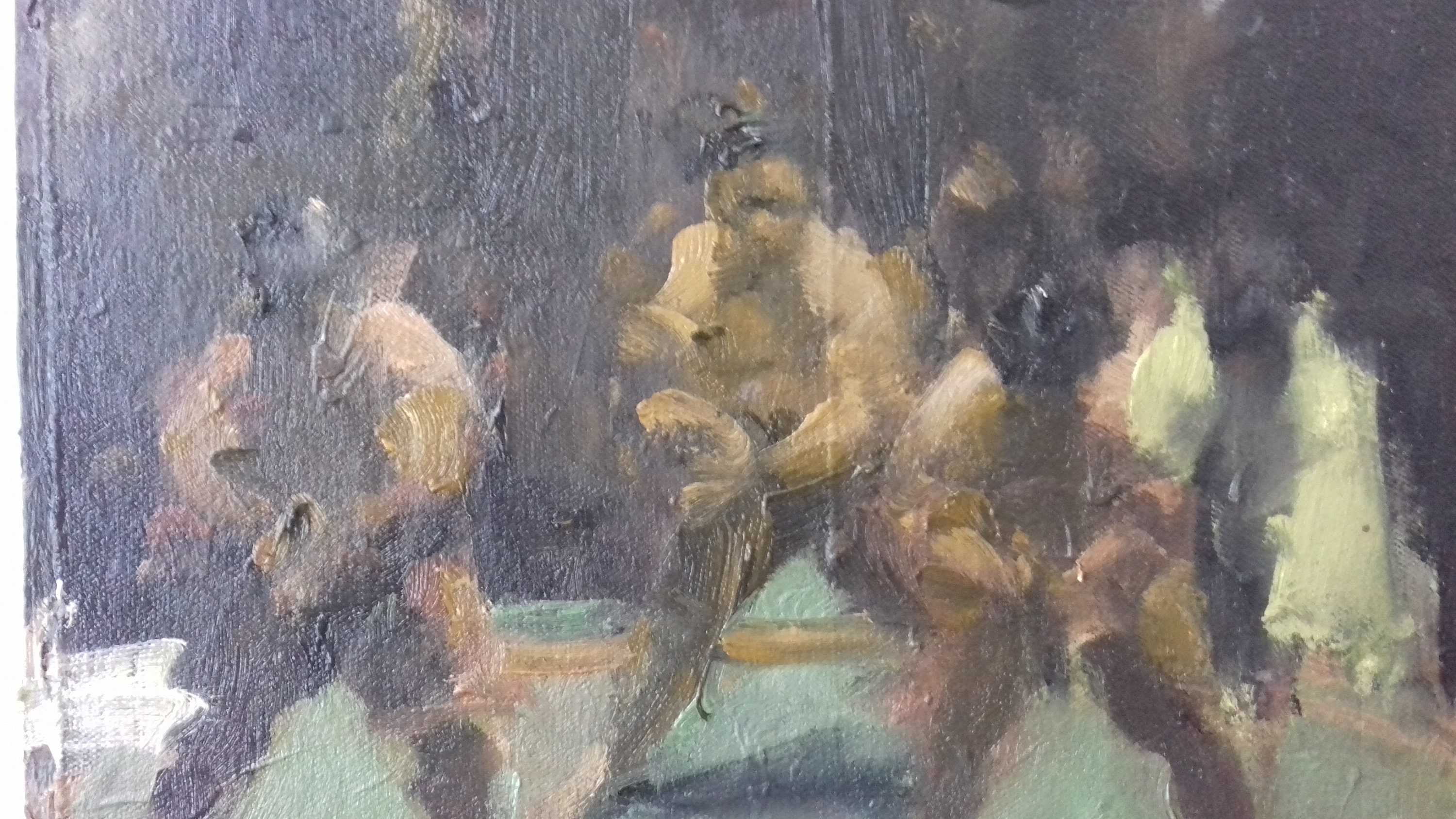 Sumo Wrestlers Painting Oil on Canvas Board Tokyo Japan - Etsy