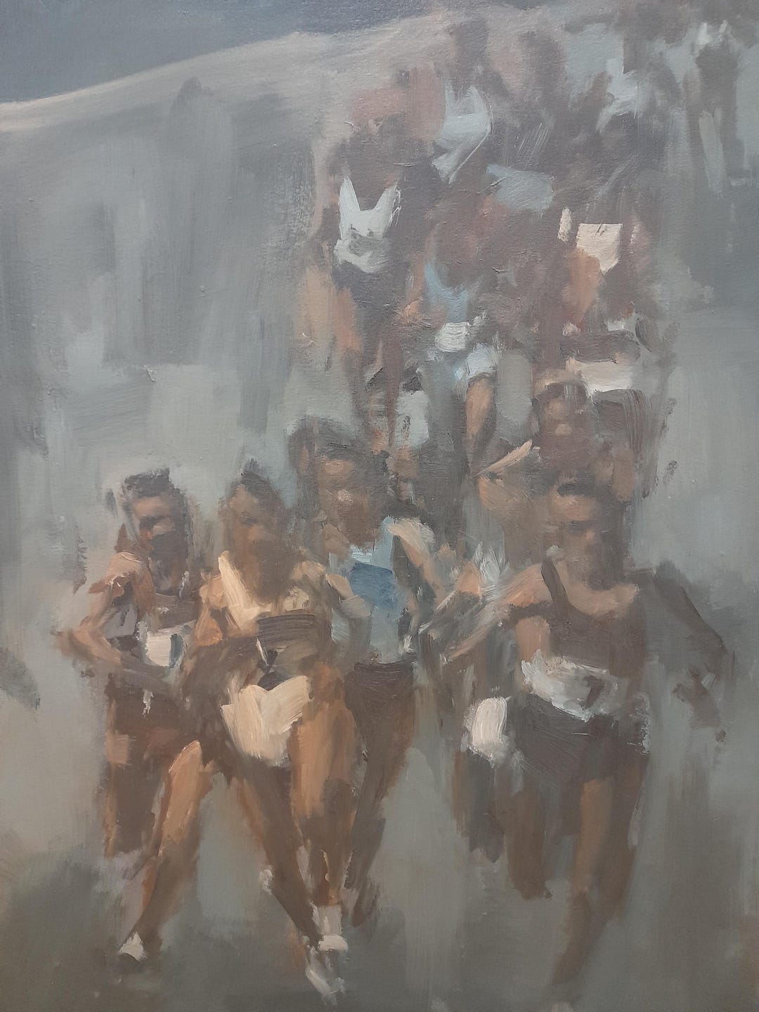 Boston Marathon Painting Oil on Canvas - Etsy