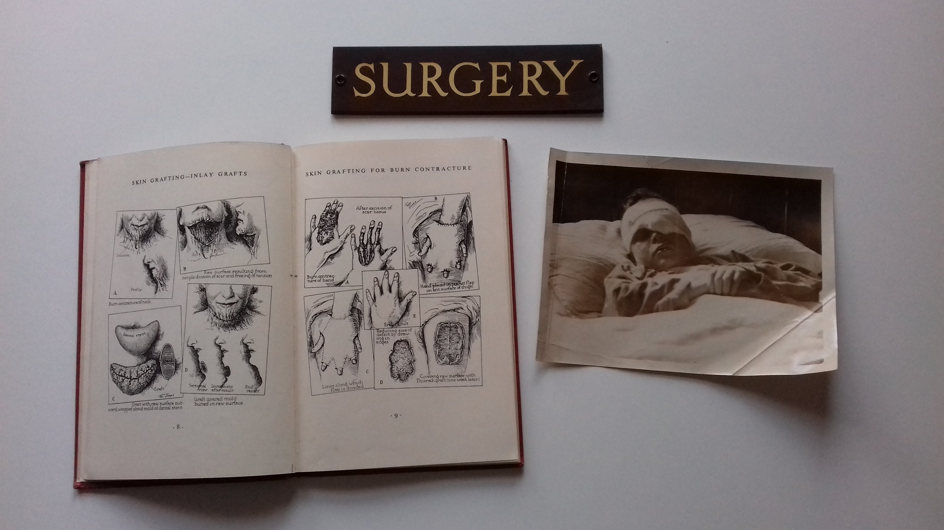 Operative Procedure Book and Skin Graft Photo - Etsy