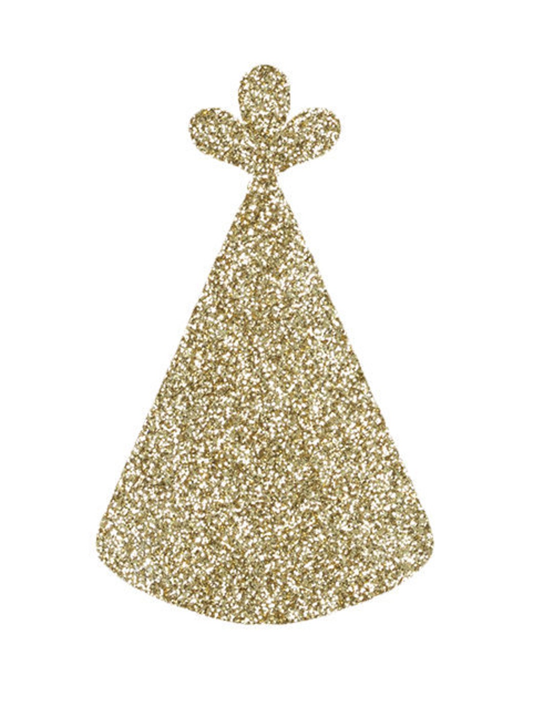 Gold Glitter Party Hat Clipart - Etsy
