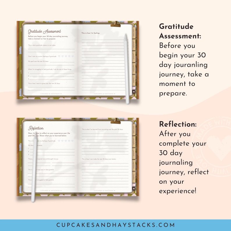 30-day Digital Gratitude Journal: Guided Prompts for Goodnotes ...