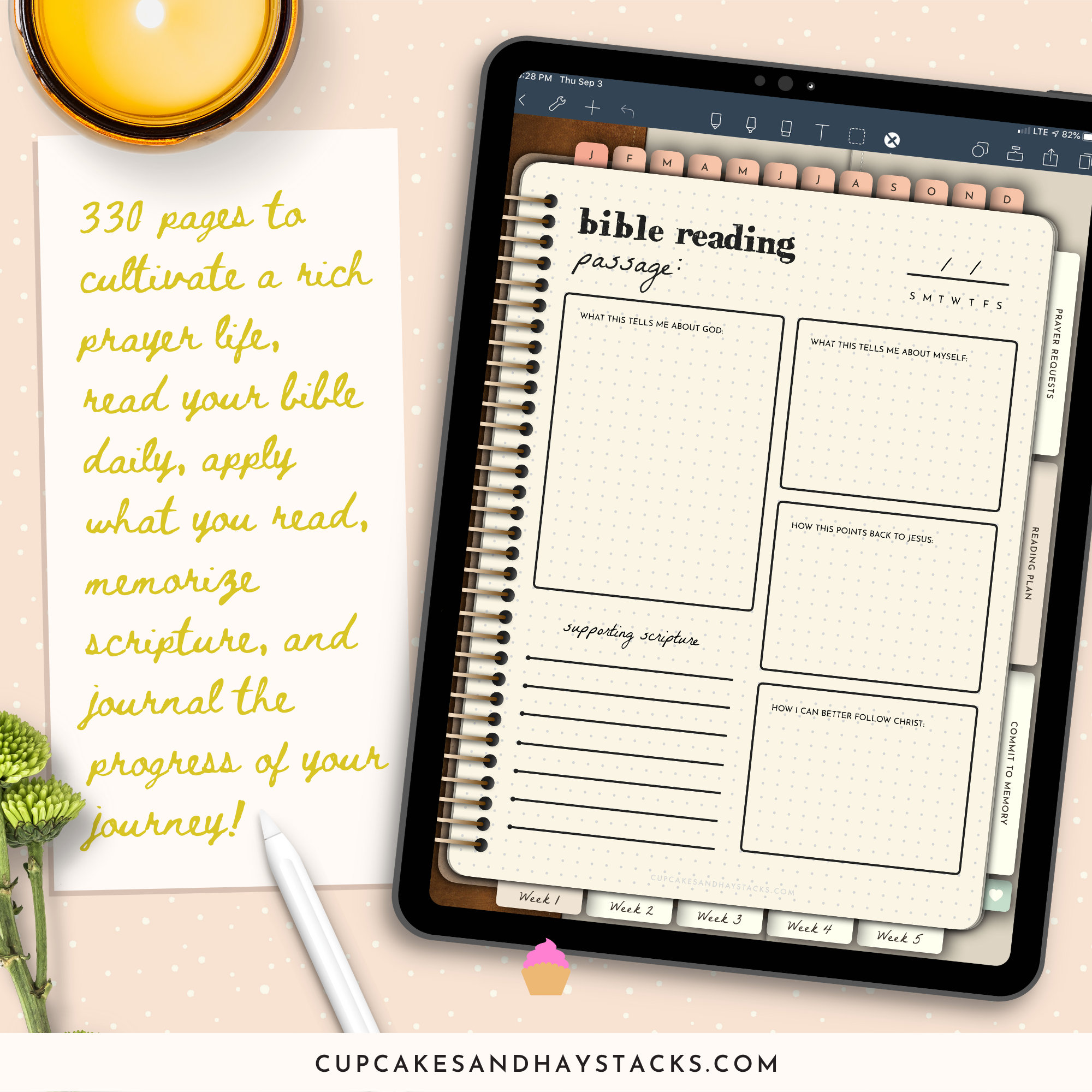 Digital Bible Journaling, Digital Bible Study, Christian Digital ...