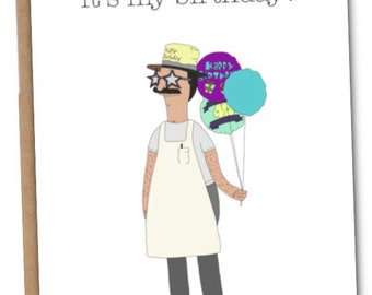 Bobs burgers card | Etsy