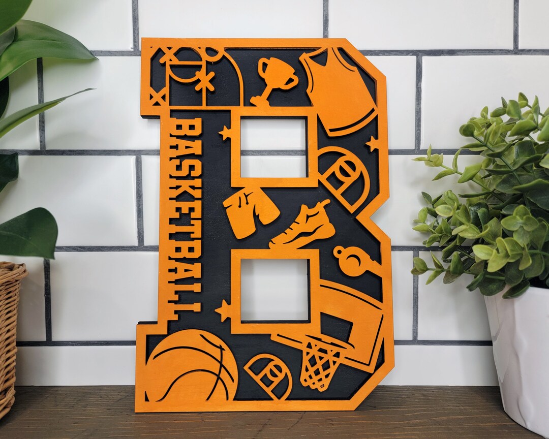 Basketball Player Gift- Letters- Personalized- Kids Room Decor- End of ...