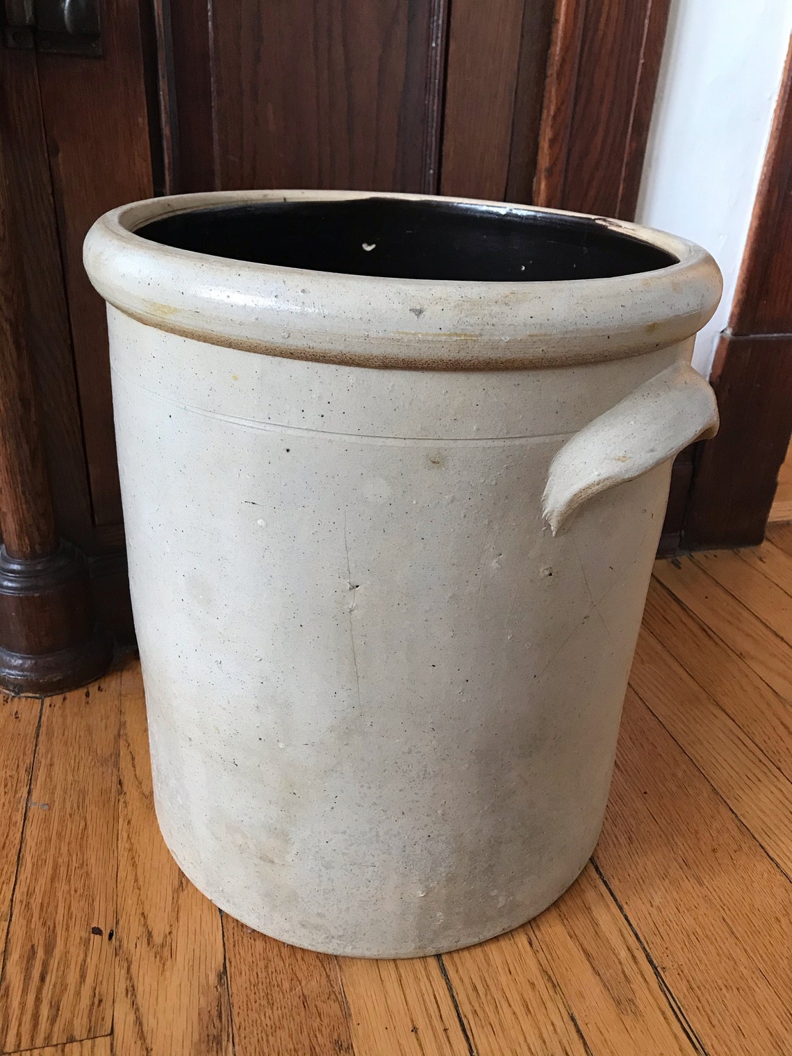 Macomb IL Pottery Stoneware Crock - Etsy