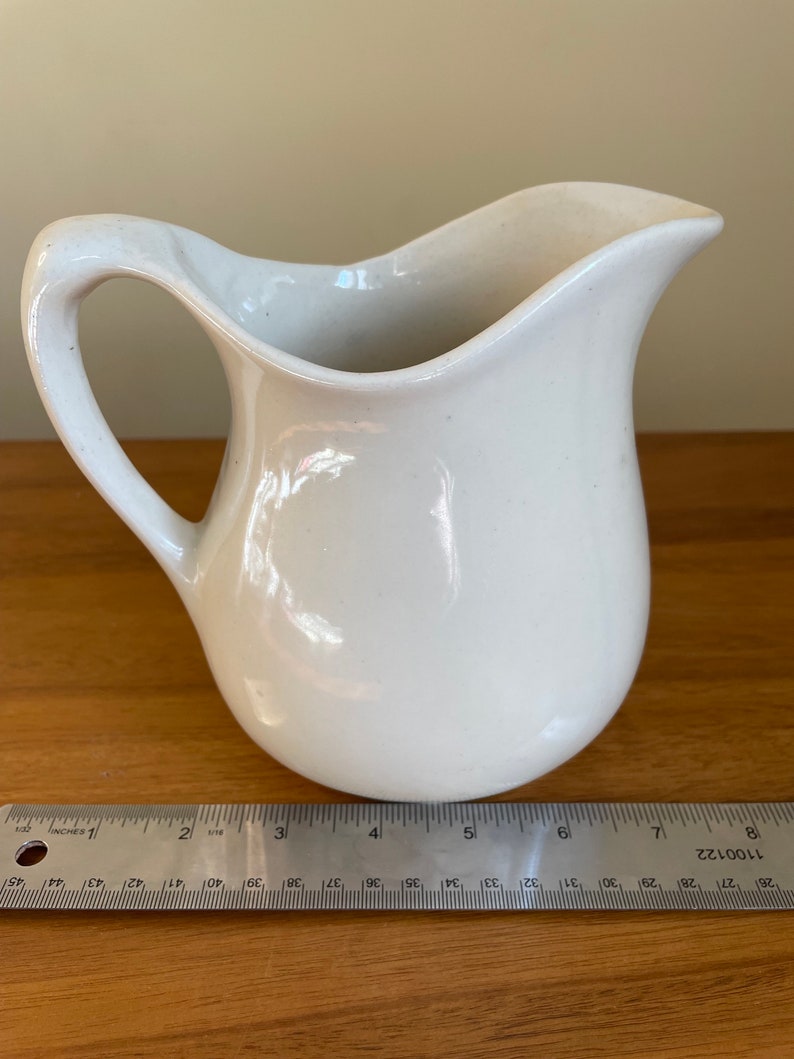 Ironstone Milk Pitcher - Etsy